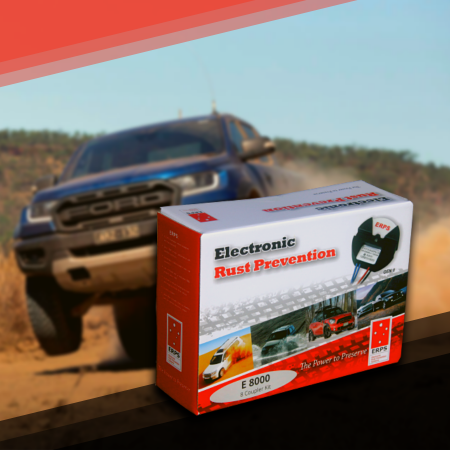 ERPS Electronic Rust Protection System 12 volt system with 2 e-Couplers