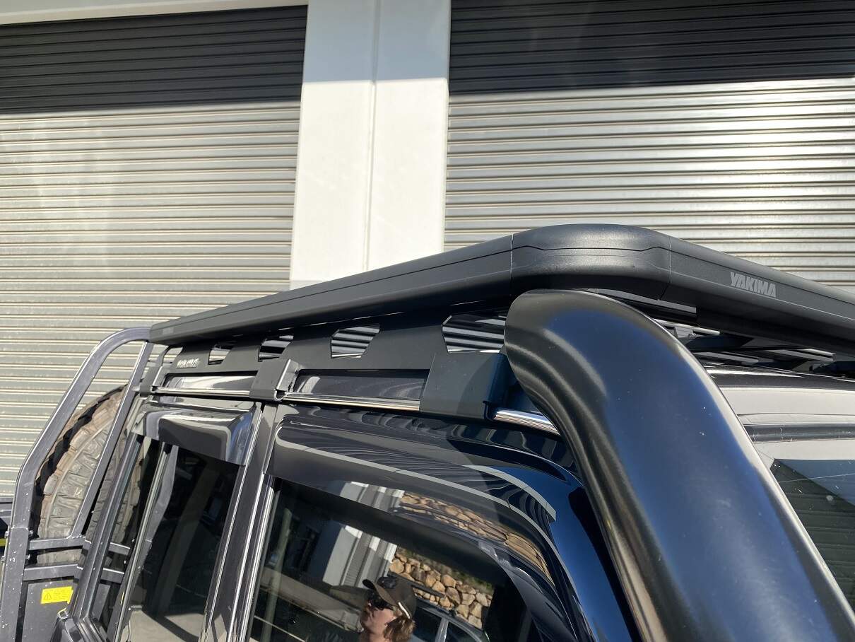 LockNLoad Long Platform & RuggedLine Kit Rails to suit Land Cruiser 79 ...