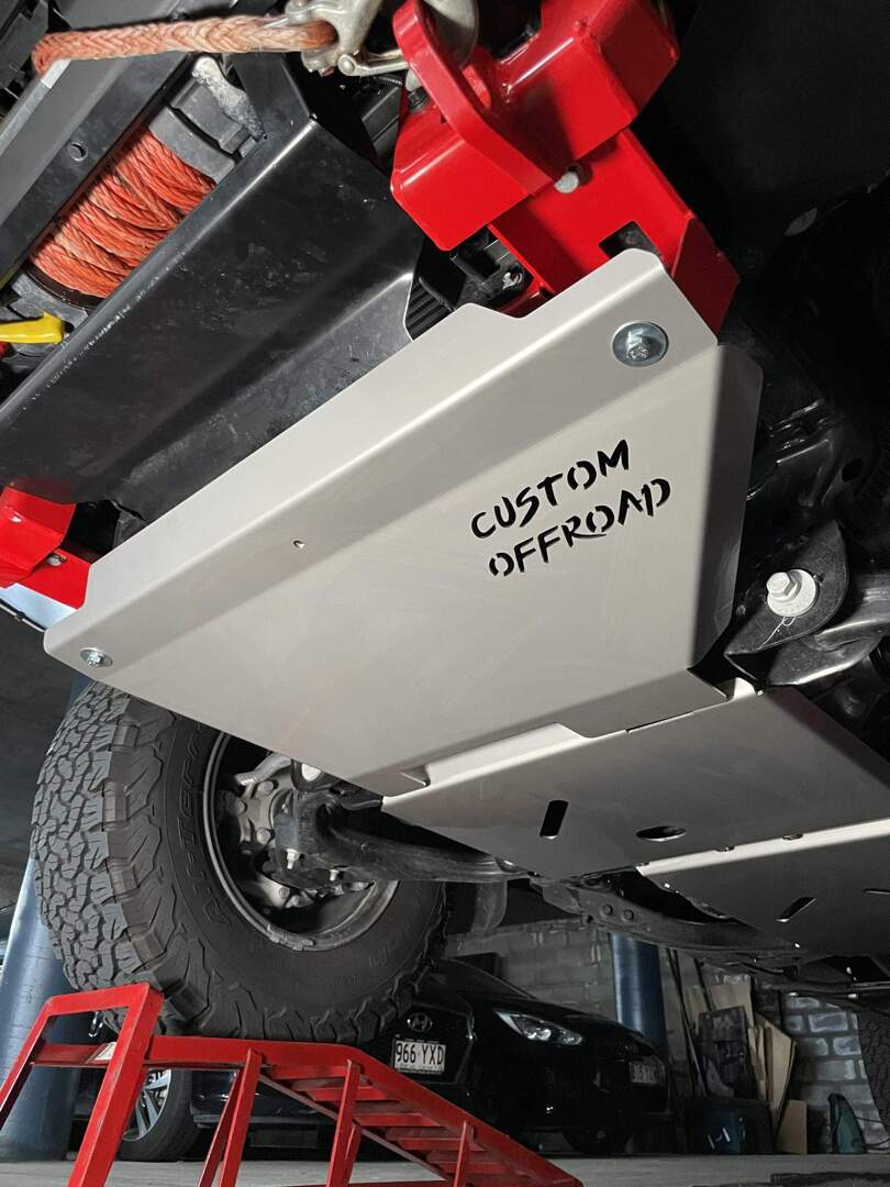 Custom Off-Road Bash Plates to suit Ford Ranger Next-Gen V6